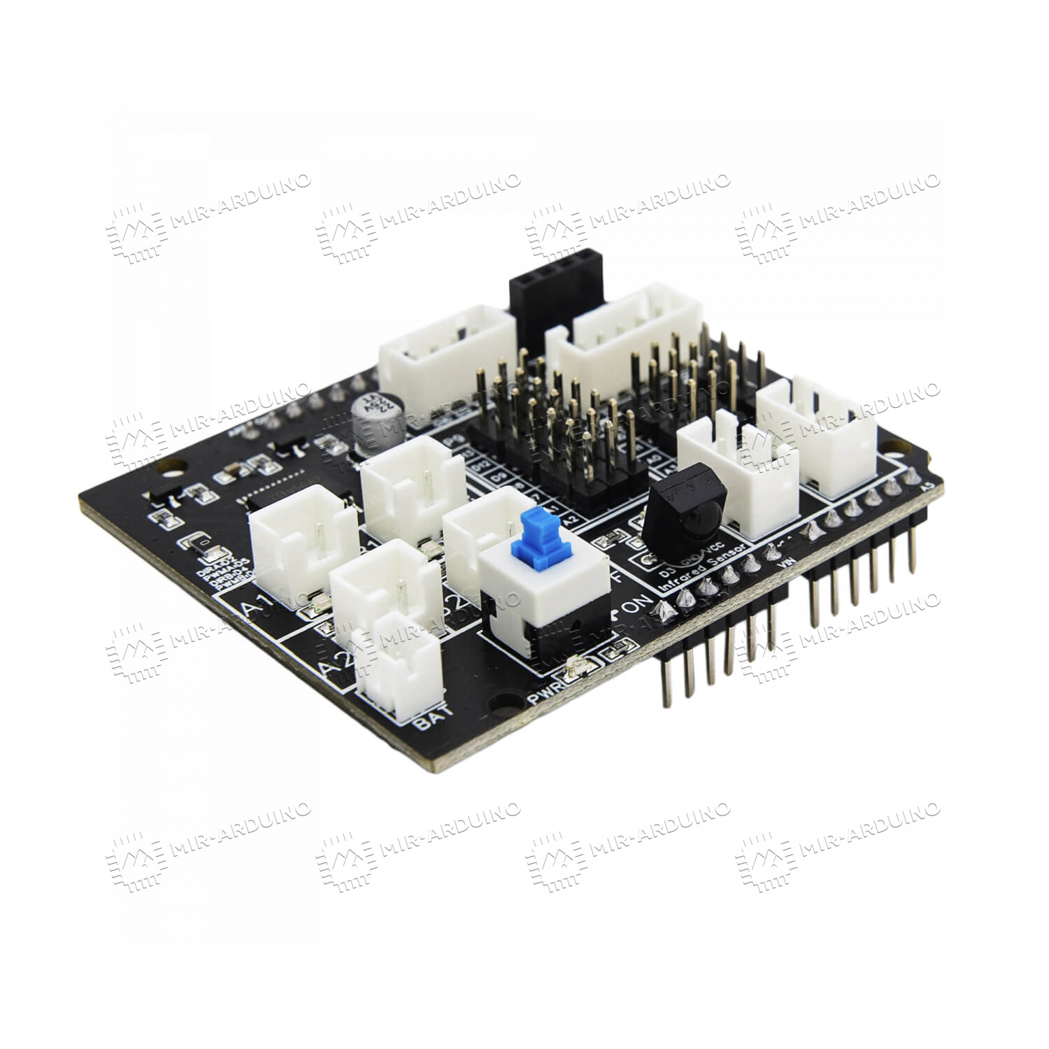 Купить набор для моделирования Ардуино (Arduino) Tank Robot Lafvin в ...